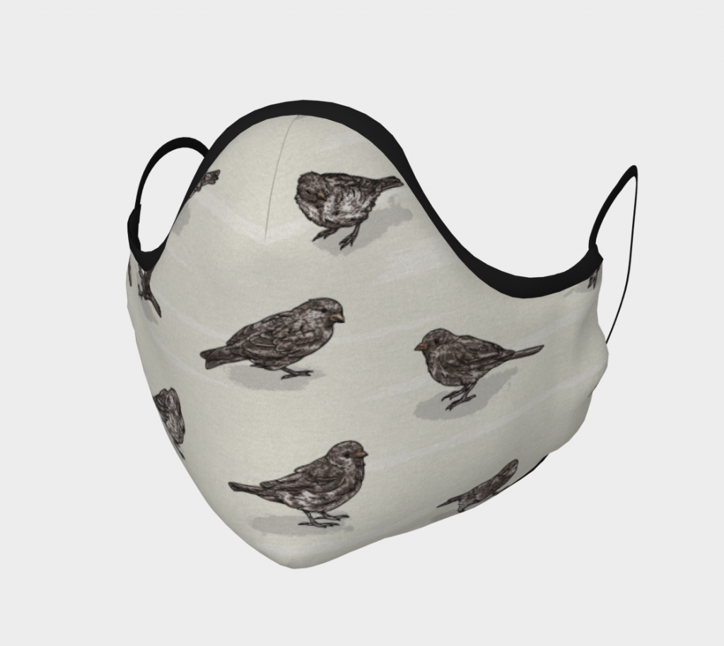 Small Birds Mask - SamPosnick.com